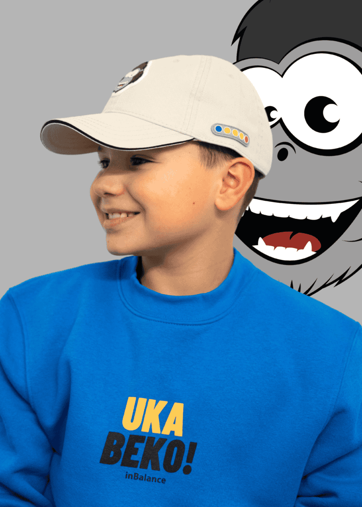 Bavlněná kšiltovka opičák